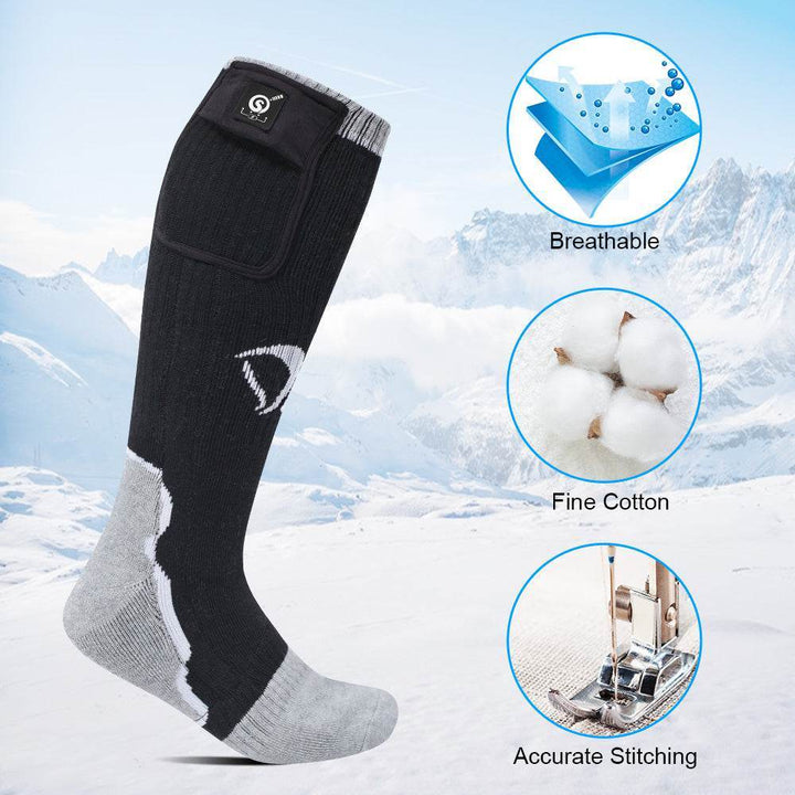 SNOW DEER Heated Socks – Long-Lasting Warmth for Winter Outdoors ...